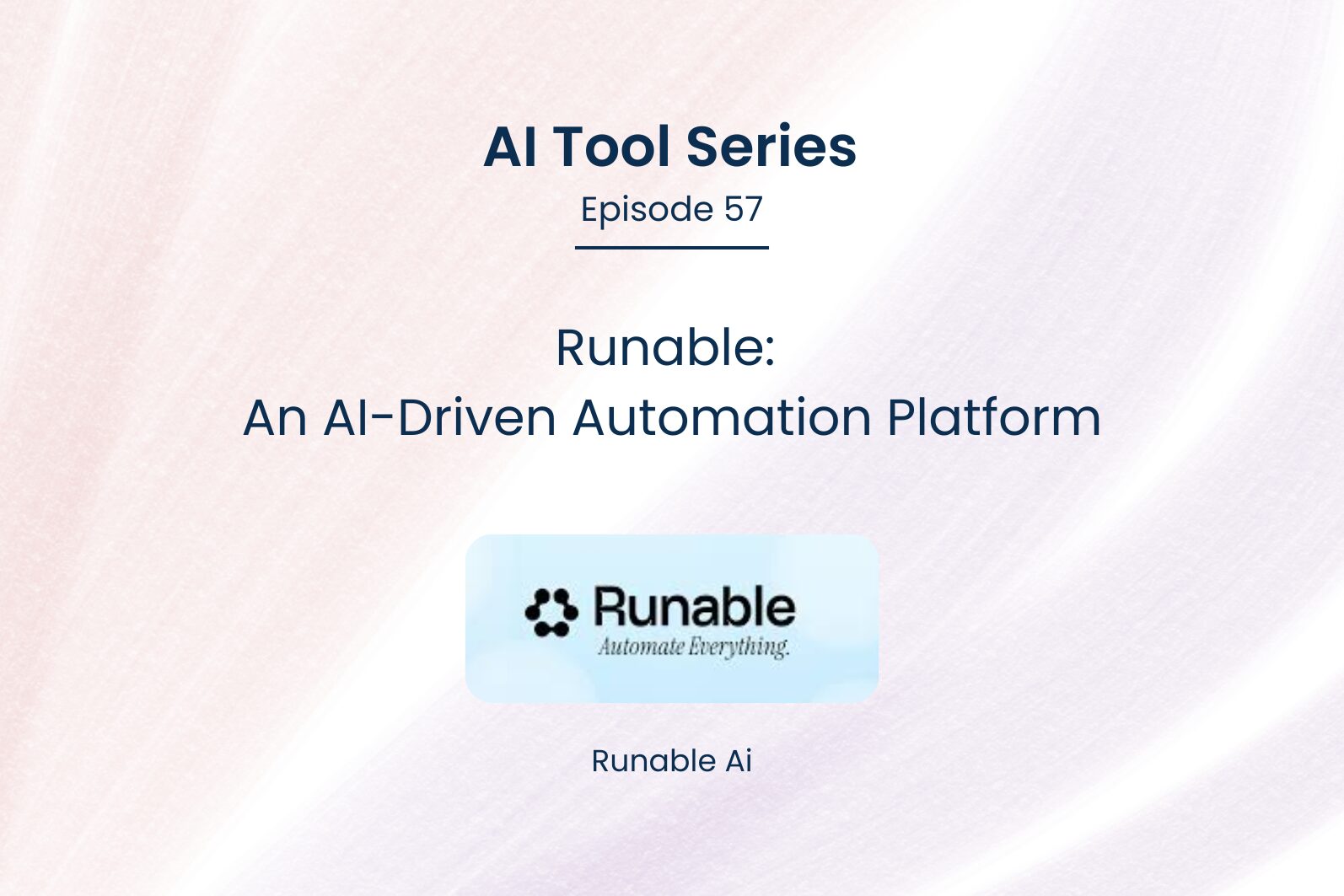 Runable AI Automation Platform | Execute Workflows Using Prompt